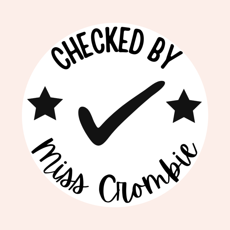 Custom Checked By Teacher Stamp – Luxe Learning Hub