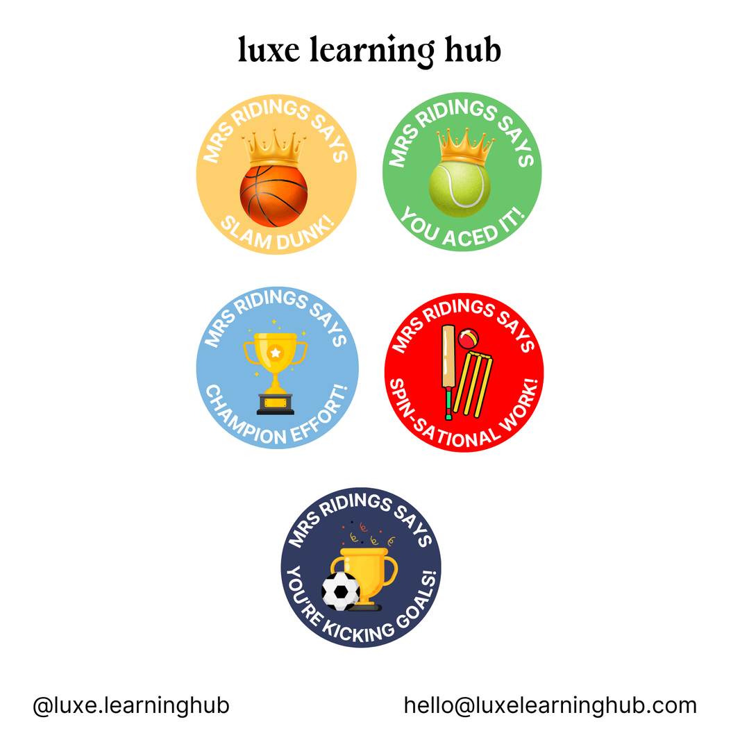 Custom Teacher Stickers, Stationery, Stamps | Teaching Resources – Luxe ...