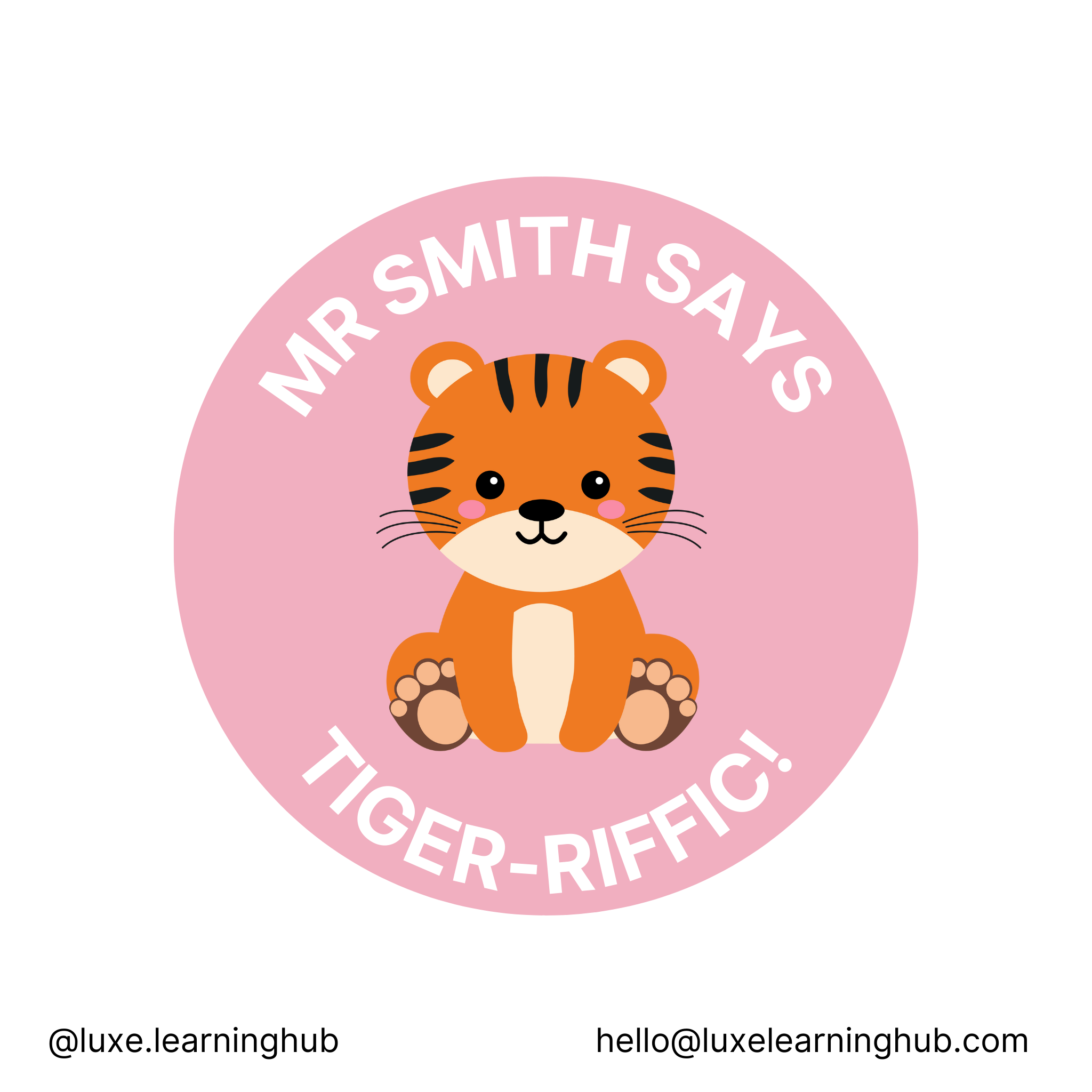 Custom Teacher Stickers, Stationery, Stamps | Teaching Resources – Luxe ...