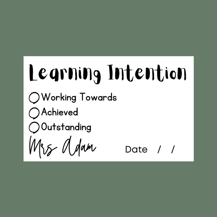 Custom Teaching Stamps – Luxe Learning Hub