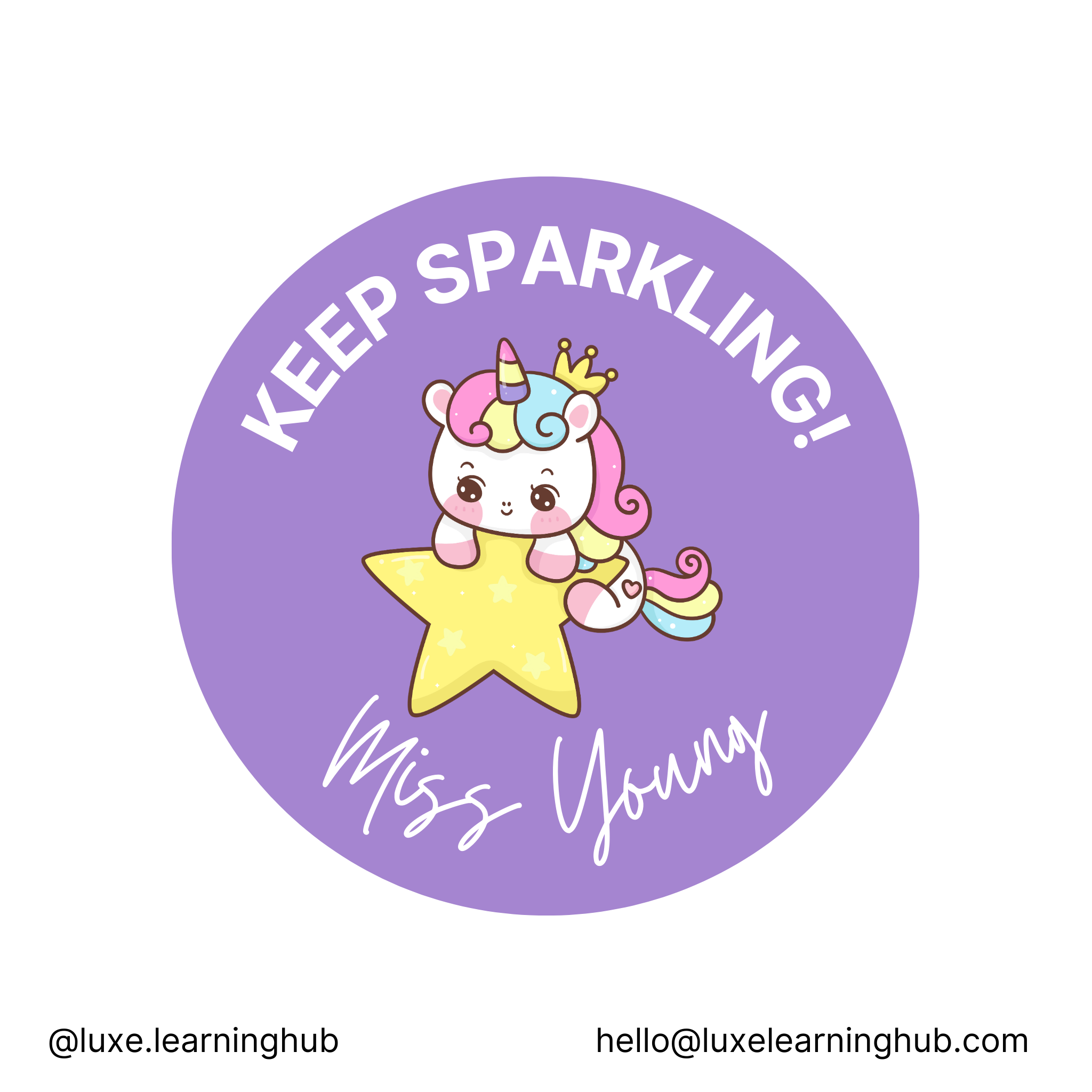 Custom Teacher Stickers, Stationery, Stamps | Teaching Resources – Luxe ...