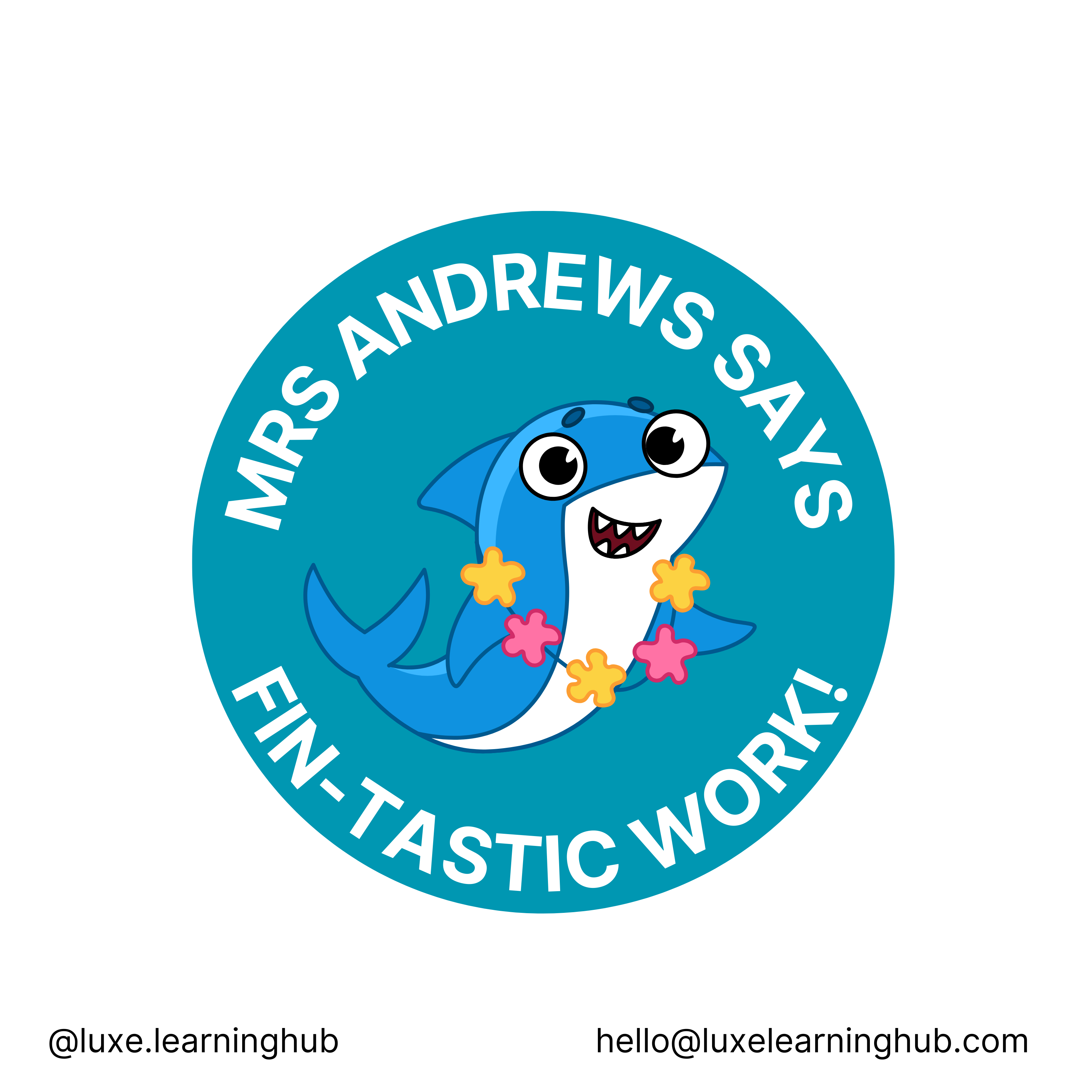 Custom Teacher Stickers, Stationery, Stamps | Teaching Resources – Luxe ...