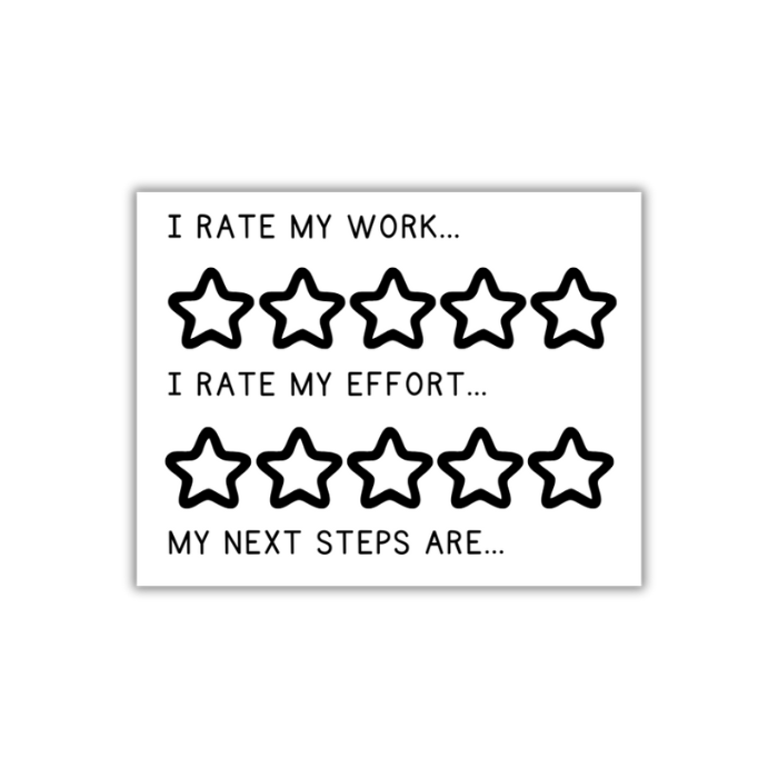 Star Self Reflection Stamp – Luxe Learning Hub