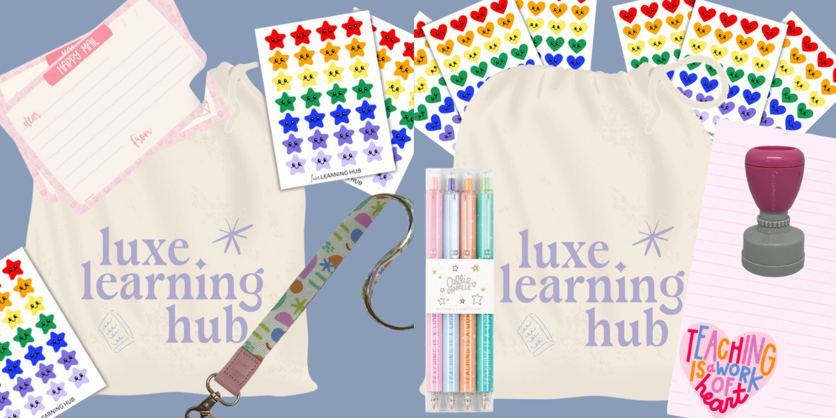 Custom Teacher Stickers, Stationery, Stamps | Teaching Resources – Luxe Learning Hub